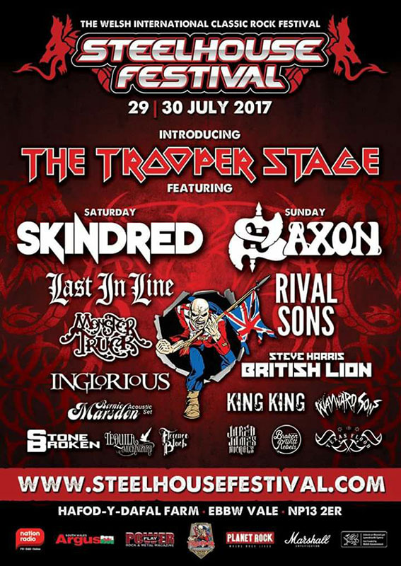 Steelhouse Festival Lineup 2017